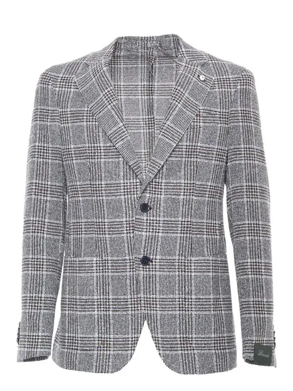 BRANDO-LUBIAM Plaid Blazer - Blue