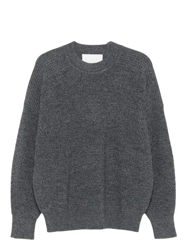Isabel Marant Ribbed Crew Neck Knitwear - Grey