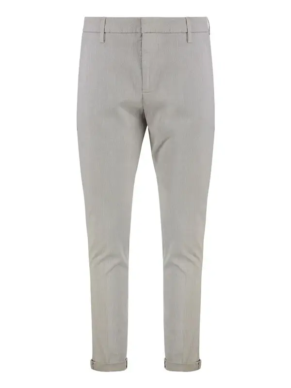 DONDUP Gaubert Cotton Blend Trousers - Beige