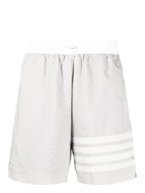 Thom Browne Ripstop Texture Shorts - Grey