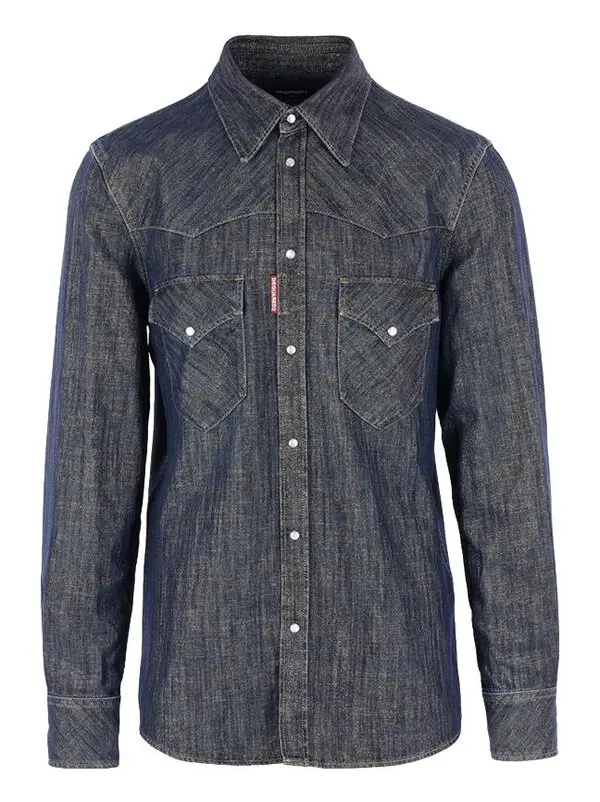 Dsquared2 Western Shirt - Blue