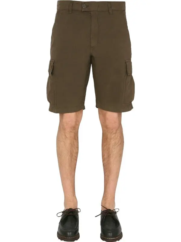 Aspesi Cargo Shorts - Military Green