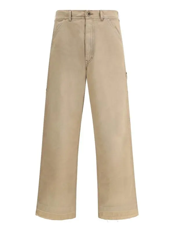MAISON MARGIELA Cotton Pants - Beige