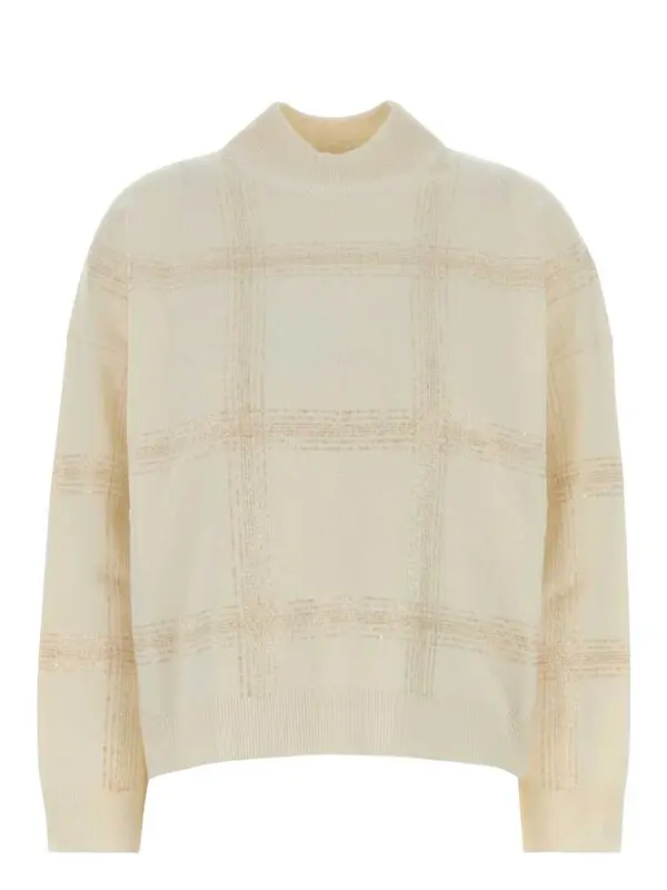 Brunello Cucinelli Oversized Knitwear - White