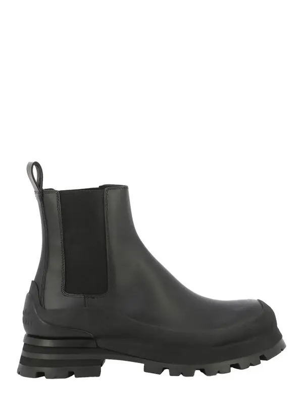 Alexander McQueen Ankle Chelsea Boots - Black