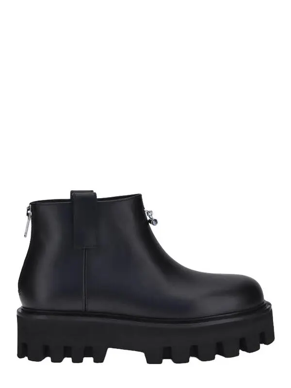 Alexander McQueen Platform Ankle Boots - Black