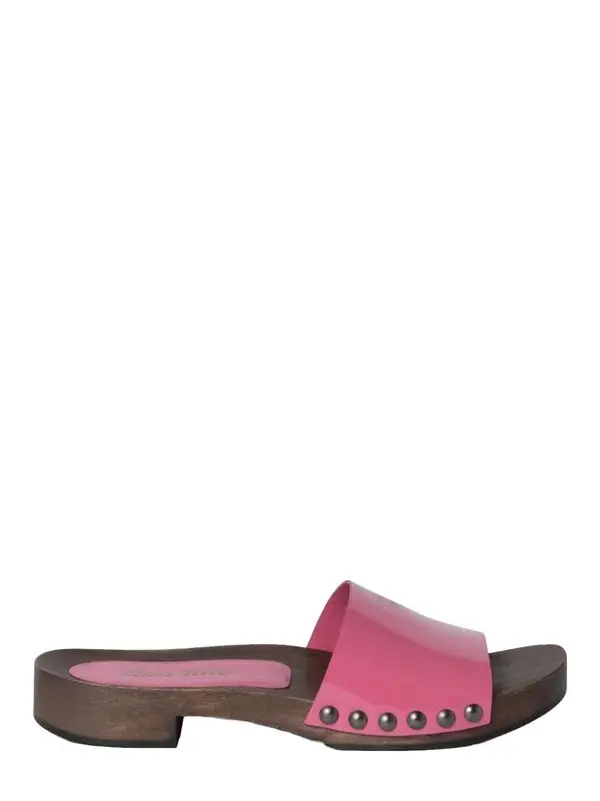 Miu Miu Patent Leather Clogs - Begonia
