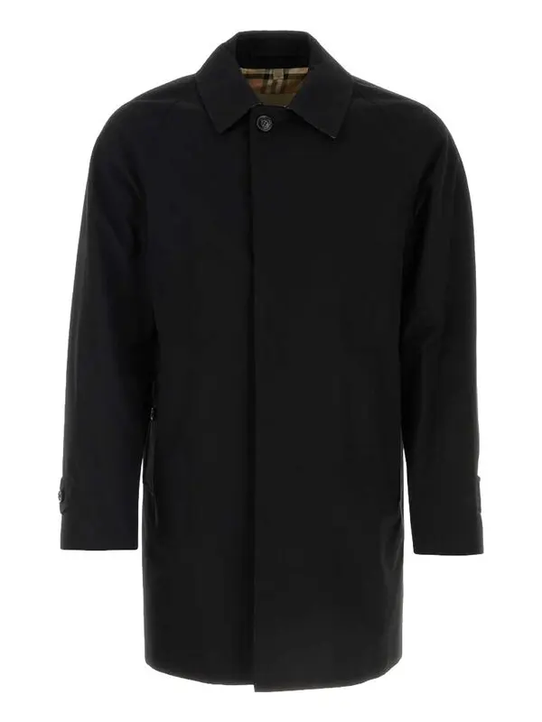 Burberry Heritage Camden Trench Overcoat - Black