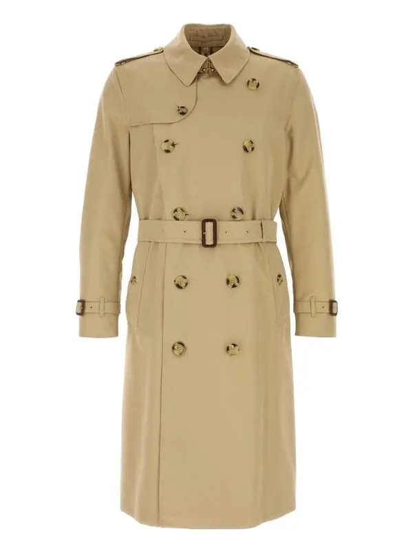 Burberry Heritage Kensington Trench Coat - Beige O Tan