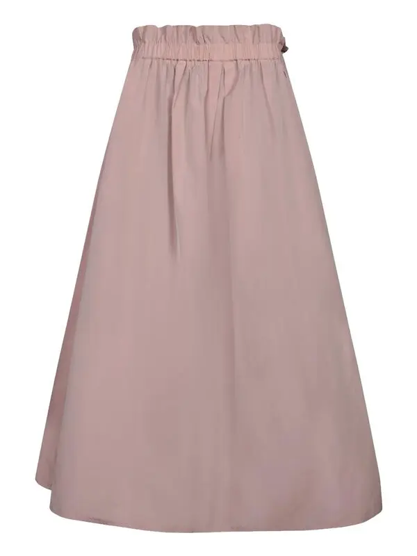Herno Flared Midi Skirt - Pink