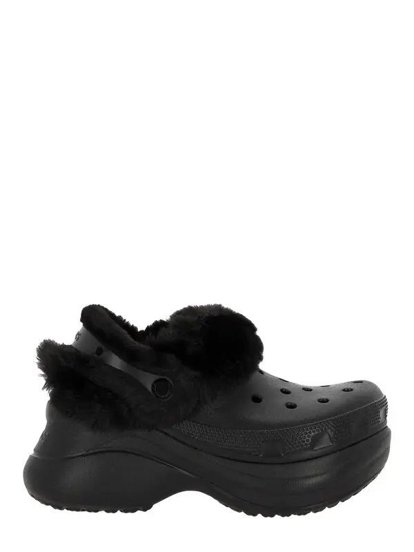 CROCS Bae Lined Clog Sandals - Black