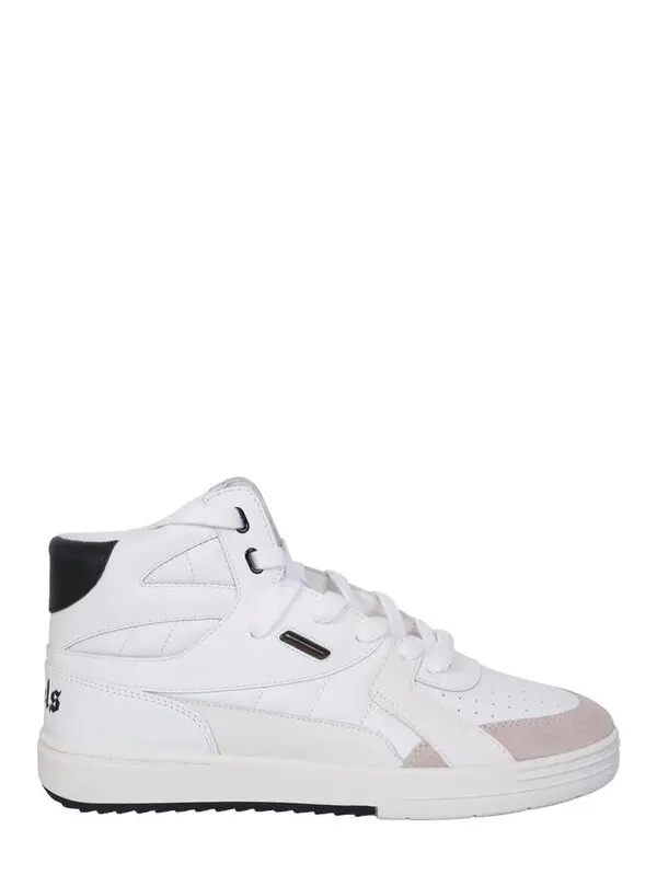 Palm Angels University Mid Sneakers - White