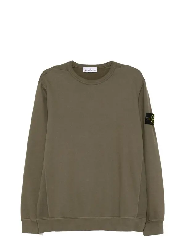 Stone Island Crewneck Sweatshirt - Military Green