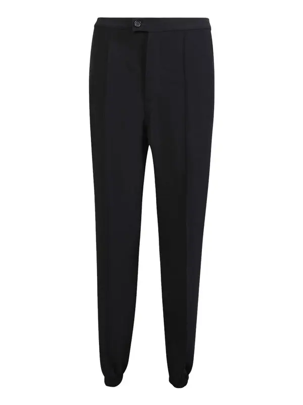 Alexander McQueen Cotton Trousers - Black