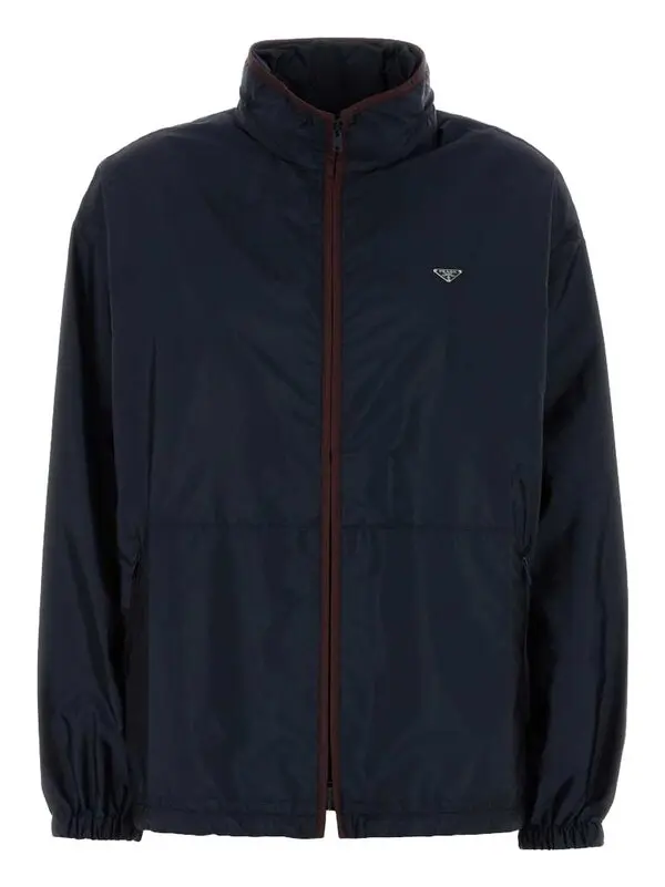 Prada Re-nylon Windbreaker - Blue