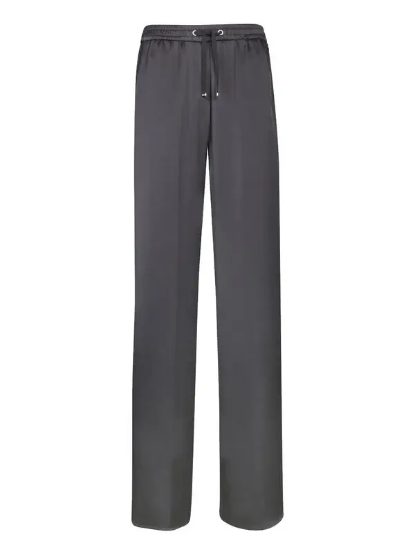 Herno Satin Trousers - Black