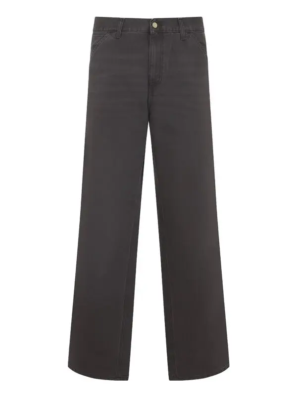 Carhartt Work In Progress Single Knee Cotton Pants - Brown