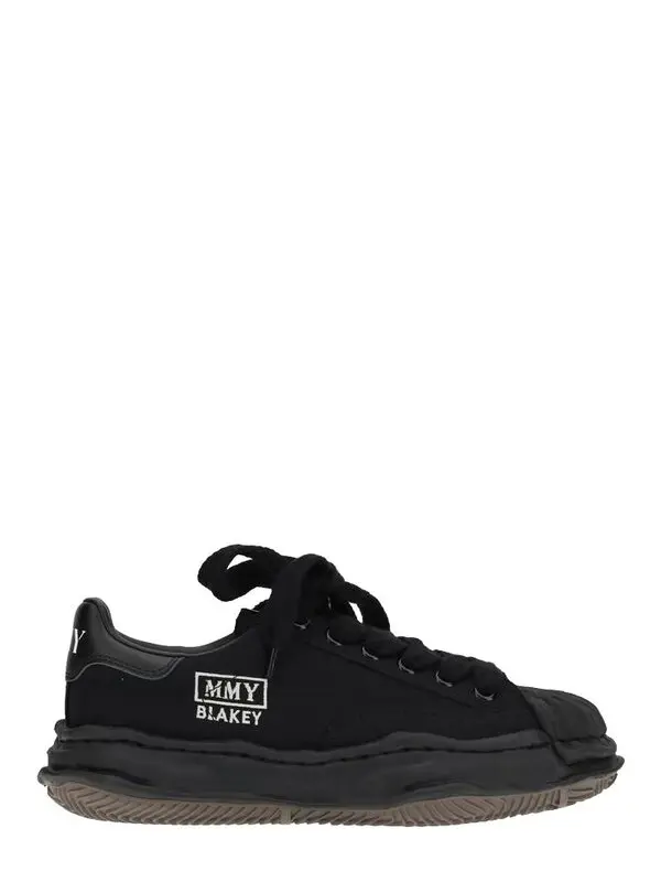 Mihara Yasuhiro Logo Patch Sneakers - Black