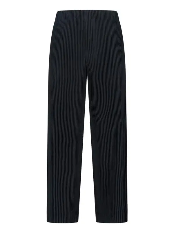 Issey Miyake Wide Leg Trousers - Black