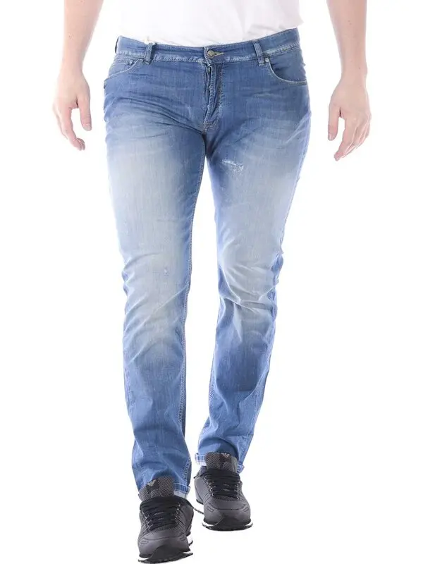 DANIELE ALESSANDRINI Slim Fit Jeans - Navy