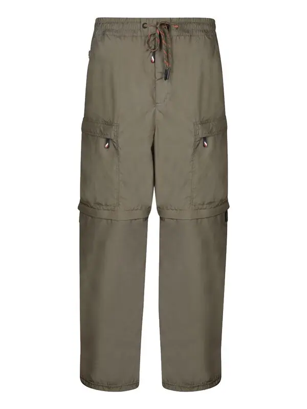 Moncler Nylon Cargo Trousers - Green