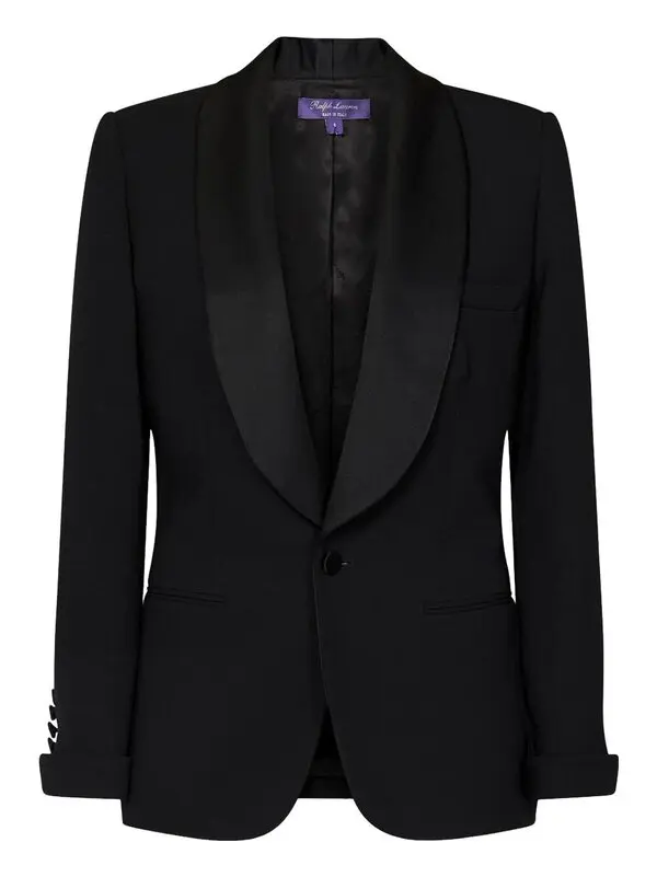 Ralph Lauren Fitted Blazer - Black