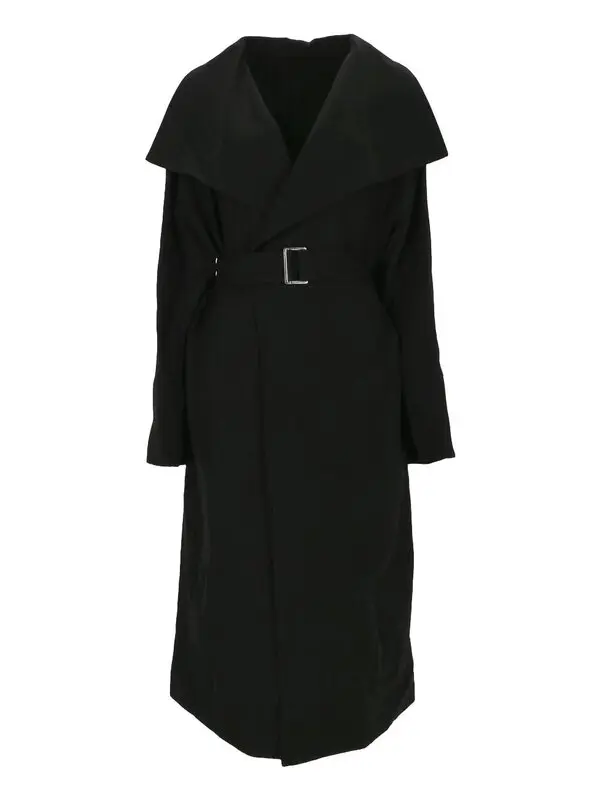 TOTEME Signature Long Coat - Black