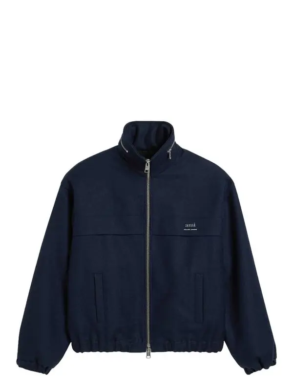 Ami Zip-up Jacket - Blue