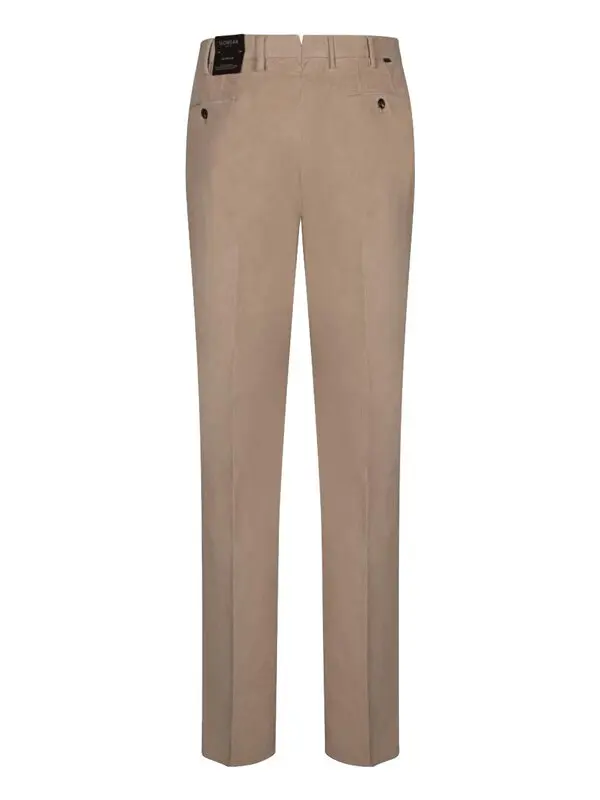 Incotex Regular Fit Corduroy Trousers - Beige