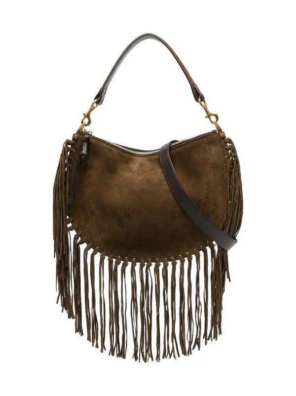Isabel Marant Tote Bag With Fringe Detailing - Brown