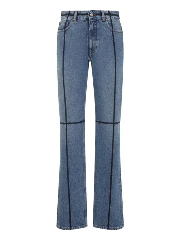 MAISON MARGIELA Cotton Denim Jeans - Blue