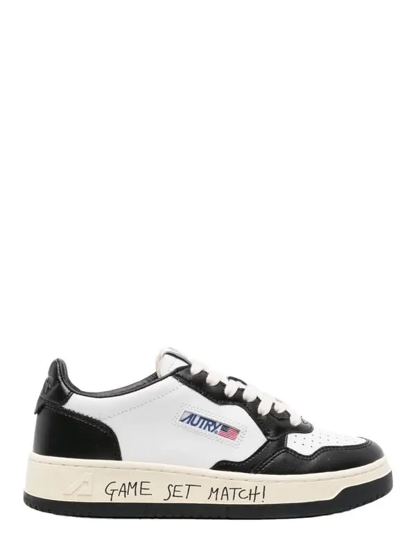 AUTRY Leather Low-top Sneakers - Black