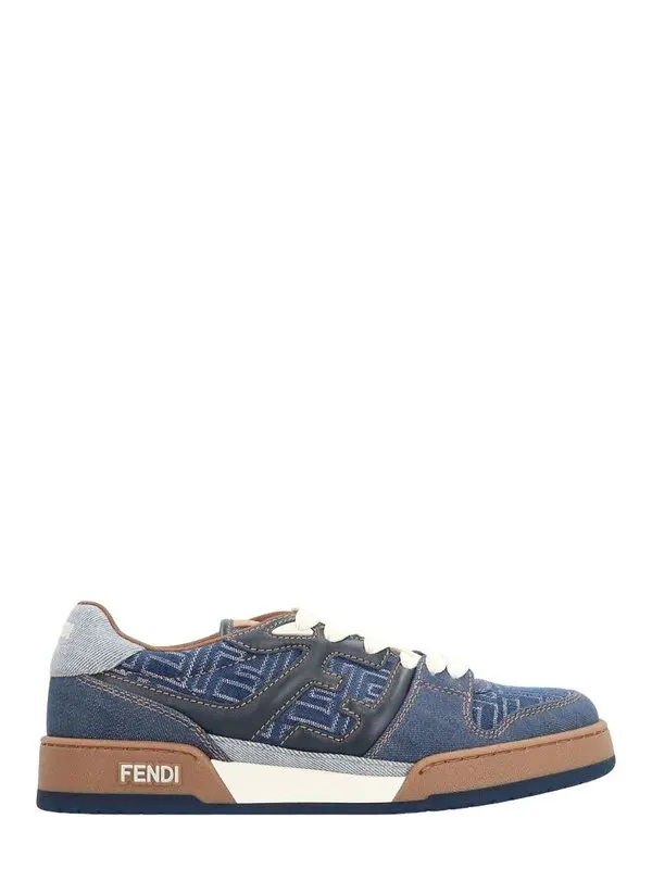 Fendi Match Low-top Sneakers - Navy