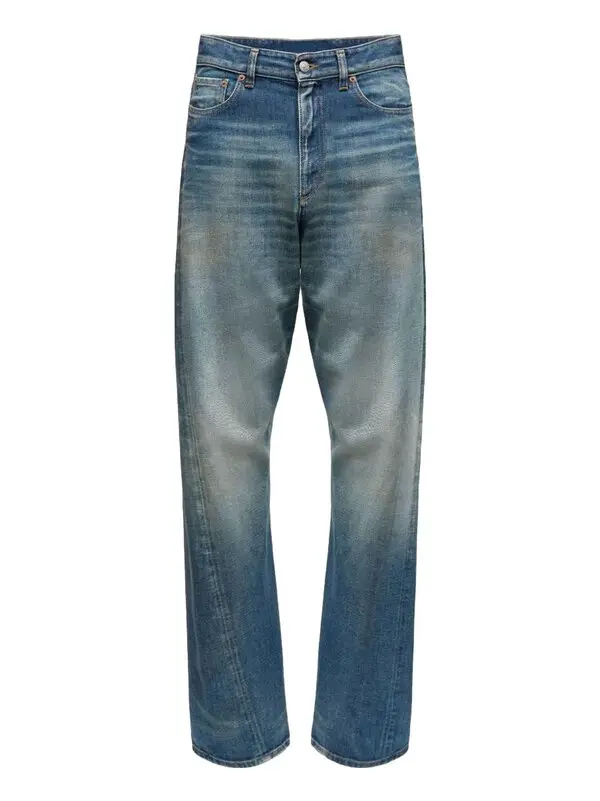 MAISON MARGIELA Cotton Denim Jeans - Blue
