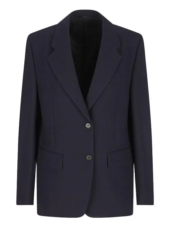 Prada Virgin Wool Jacket - Blue
