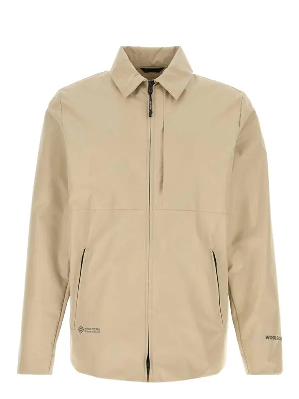 Woolrich Windbreaker - Beige O Tan