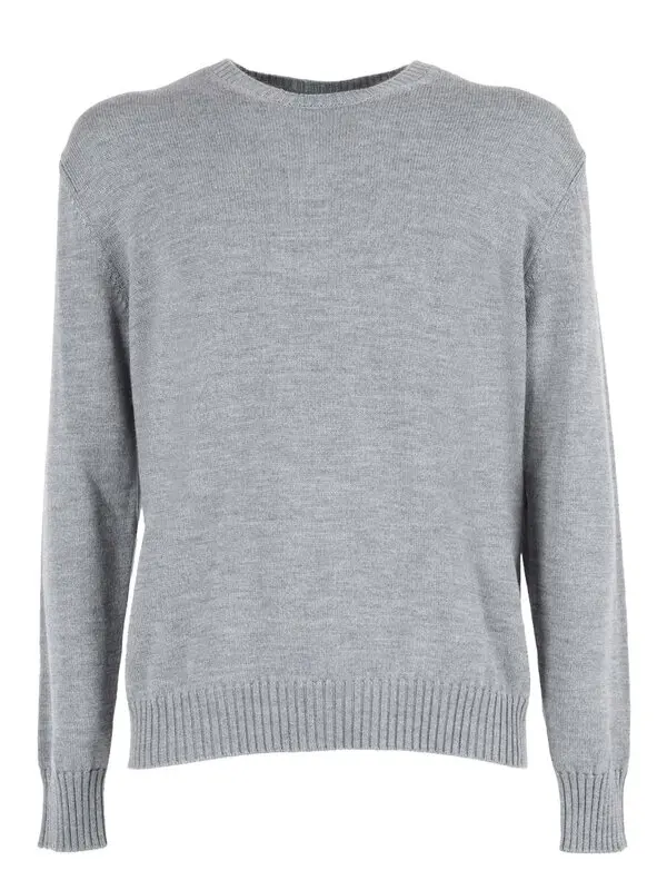 BALLANTYNE Wool Pullover - Gray