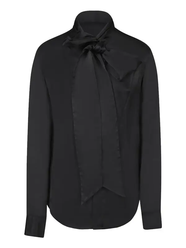 Dsquared2 Shirt With Bow Detail - Black