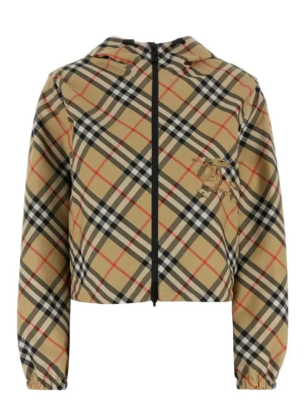 Burberry Embroidered Twill Reversible Jacket - Multicolor