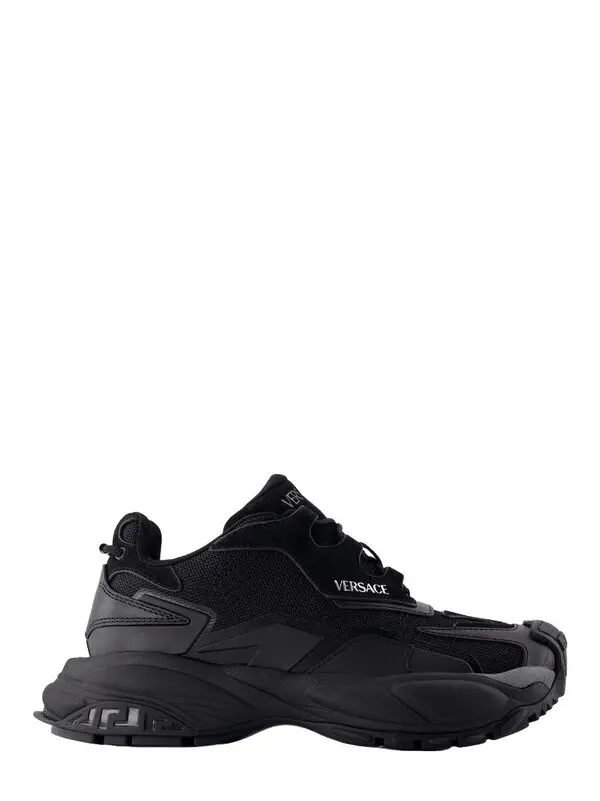 Versace Lace-up Sneakers - Black