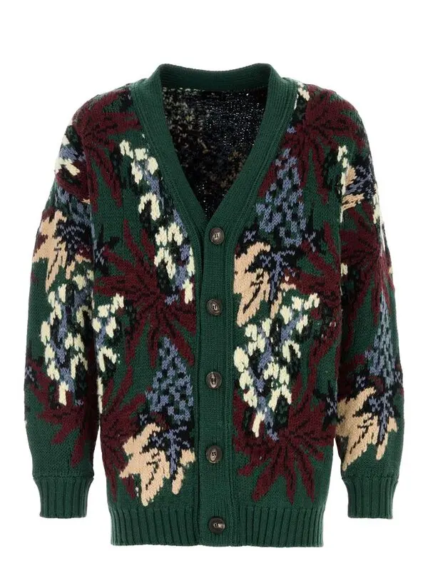 Etro Knitted Cardigan - Green