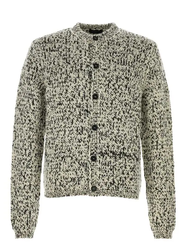 Prada Two-tone Wool Cardigan - Multicoloured