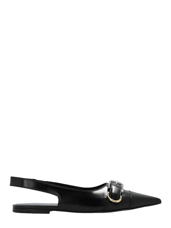 Givenchy Voyou Slingback Flats - Black