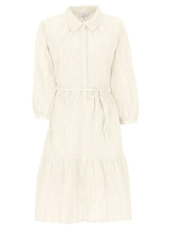 Woolrich Cotton Shirt Dress - White