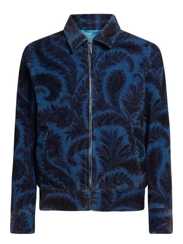 Etro Paisley Patterned Jacket - Blue