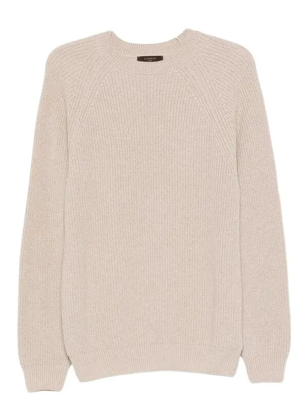 ZANONE Cashmere Knit Sweater - Beige