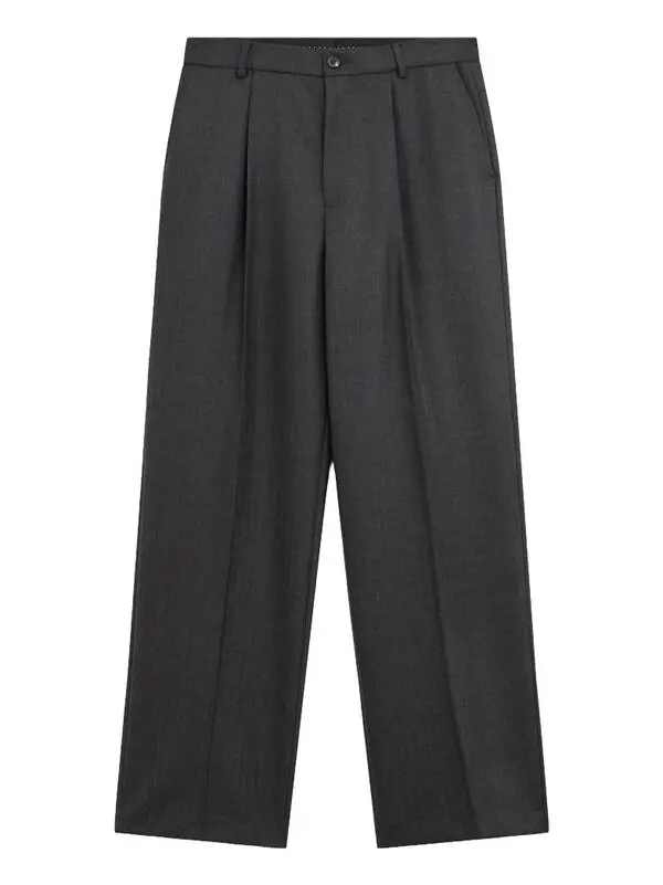 Dries Van Noten Penrud Wool Pants - Grey