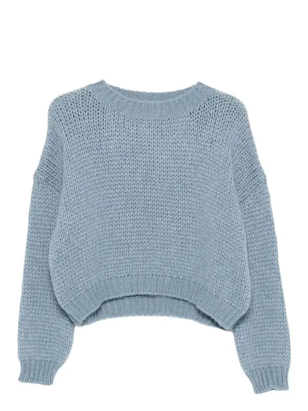 ROBERTO COLLINA Sweater - Clear Blue