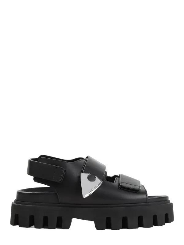 Alexander McQueen Flat Sandals - Black