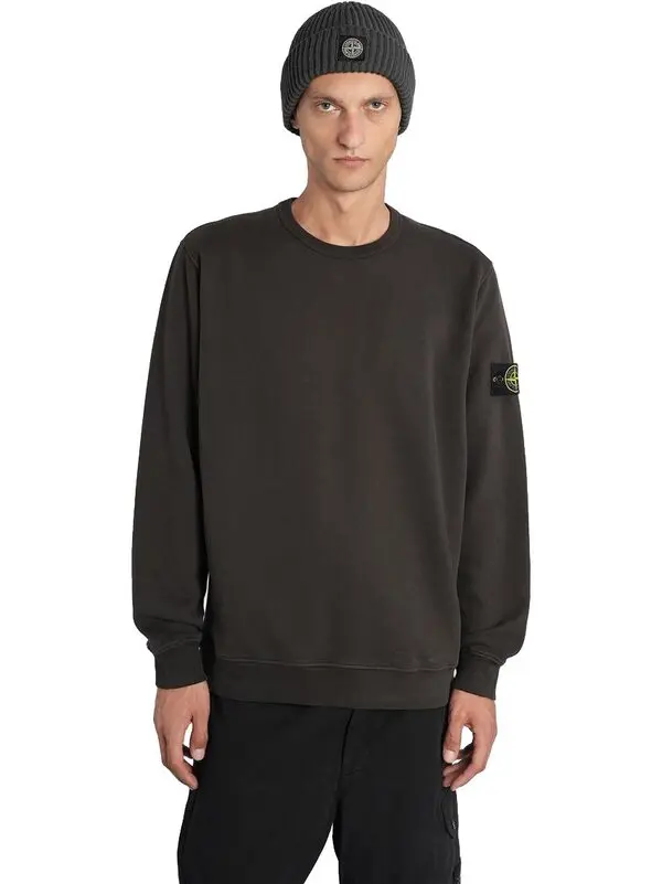 Stone Island Cotton Sweatshirt - Brown